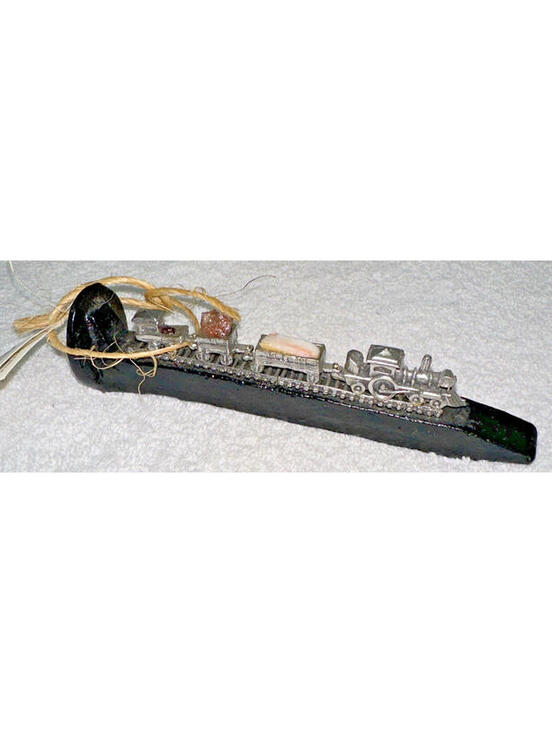 Other | Real Railroad Spike W Miniature Train Model The Idaho Express ...